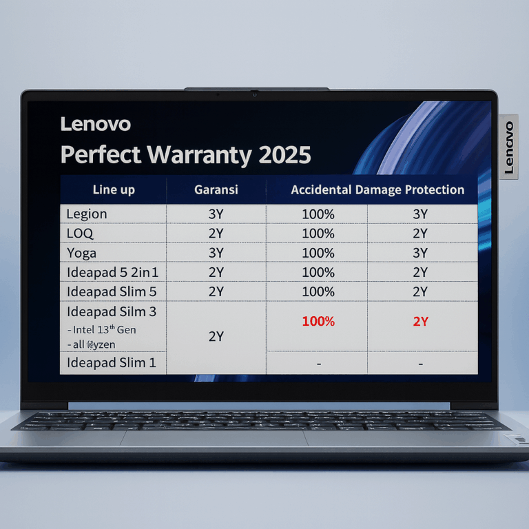 Garansi Laptop Lenovo 2025: Kenali Manfaat dan Keunggulannya